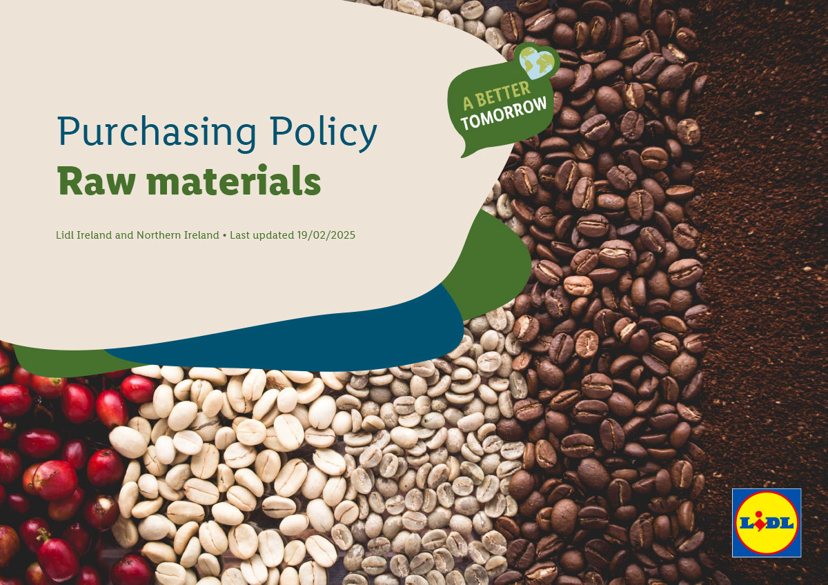 Position Paper on the Sustainable Sourcing of Raw Materials - Lidl